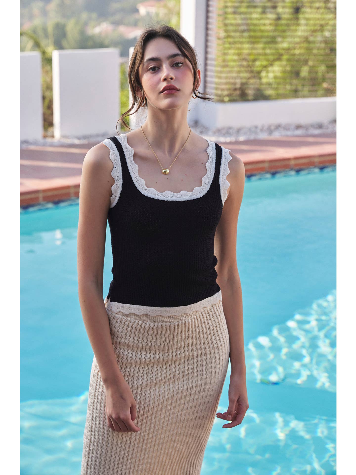 Scallop Hem Tank – shopmagnolias